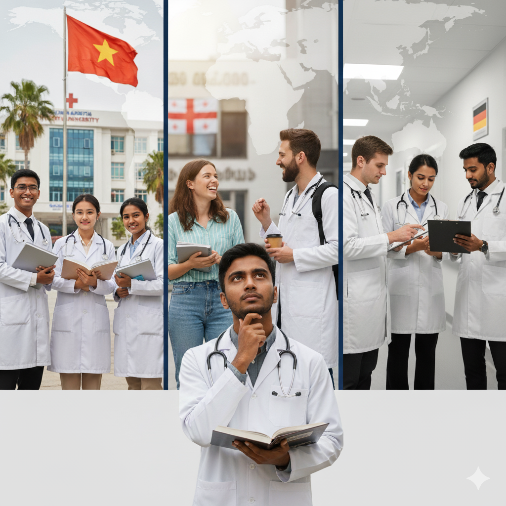 MBBS Abroad Comparison 2025: Vietnam vs Georgia vs Germany